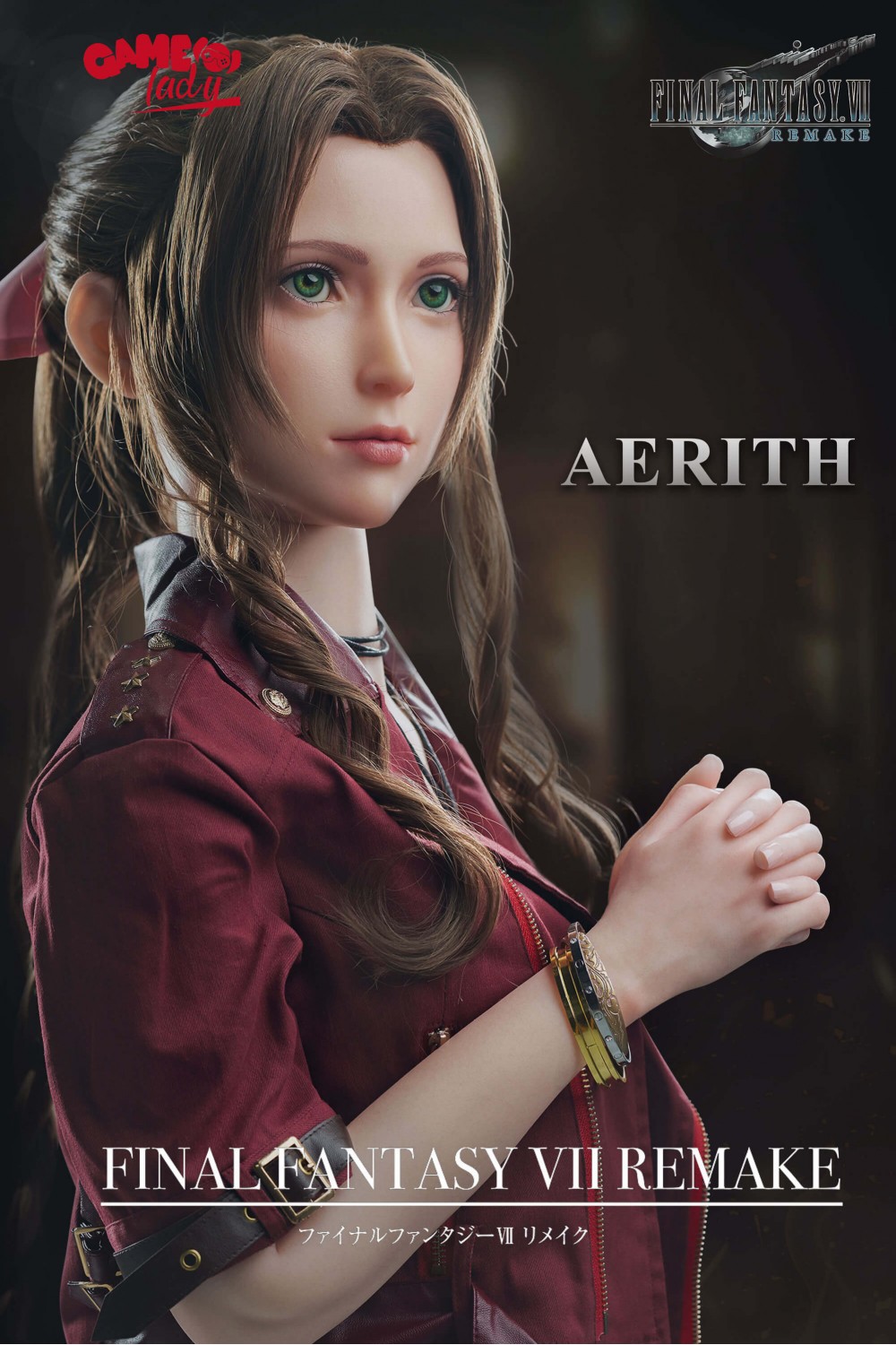 Game Lady Full Silicone Doll Aerith 168 cm - Princessdolls.ch